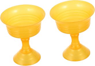 Aboofan 2stücke Buddhistischer Kerzenhalter Dekoratives Öllicht Halter Für Anbetung Lampenständer Für Zuhause Und Veranstaltungen