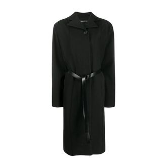 Kwaidan Editions Oversized G&uuml;rtelmantel - - Coats - Damen - Schwarzk - S