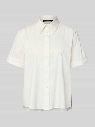 Windsor Bluse mit verl&auml;ngertem R&uuml;cken und Kentkragen