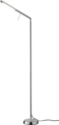 Trio Leuchten LED Stehleuchte Filigran 420490107, Metall Nickel matt, 1x 6 Watt, Tastdimmer