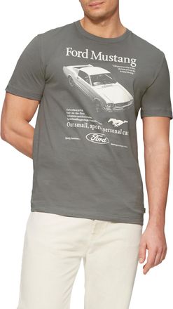 s.Oliver Baumwoll-T-Shirt mit Ford-Print