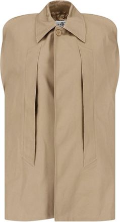 Maison Margiela Cloak Coat In Cotton
