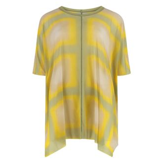 Rick Owens Bedruckte Bluse mit rohen Kanten - - Blouses & Shirts - Damen - Mehrfarbig - S