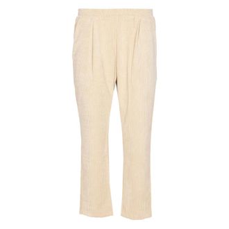 Family Fir$t Milano Chino Samthose aus Samt - - Trousers - Herren - Beige - L
