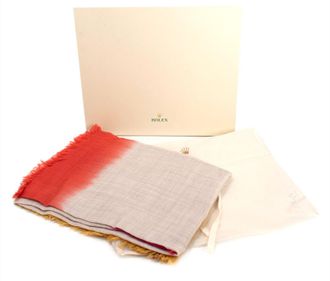 Rolex Multicoloured Ombre Wool Scarf