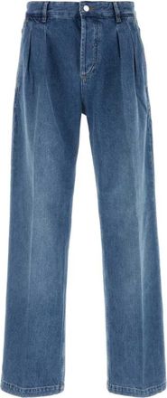 Marine Serre Homme, Jeans, Bleu, Taille: XL Moon Laser Jeans droits