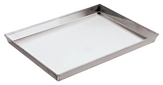 Paderno Paderno World Cuisine 69,5 x 39,5 x 3,8 cm bespielte Seite aluminisiertes Stahl Backblech