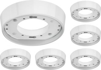 LEDs Com 6 Stück Deckenleuchte/Lampenfassung INEL, weiß, 1x GX53 max. 25W