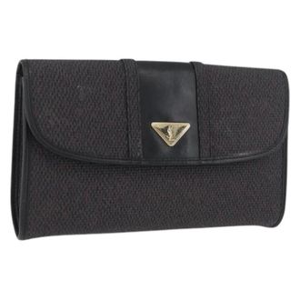 Saint Laurent Sac Clutch Vintage Pre-owned - Femme - Pre-owned - Violet - Taille: ONE Size