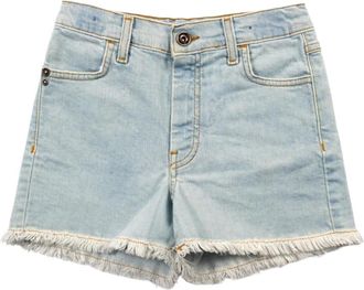 Patrizia Pepe Femme, Shorts, Bleu, Taille: 40 FR Denim Shorts