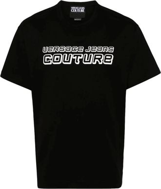 Versace Jeans Couture Homme, Tops, Noir, Taille: M T-shirt Logo Gaufr&eacute;