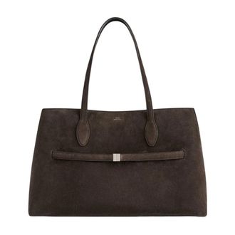 Toteme Femme, Sacs, Brun, Taille: ONE Size Leather Belted Tote