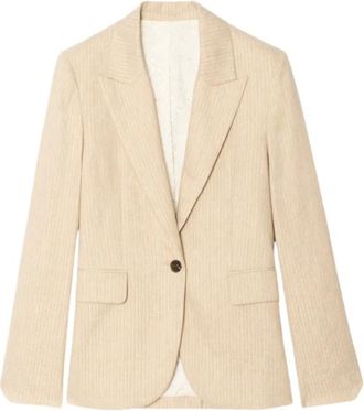 Zadig&Voltaire Femme, Vestes, Beige, Taille: 36 FR Vavy Blazer