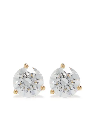 Loyal.e Paris puces doreilles en or 18ct orn&eacute;es de diamants