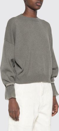 Brunello Cucinelli Locker geschnittener Pullover mit Rundhalsausschnitt und nickelfreiem Monili