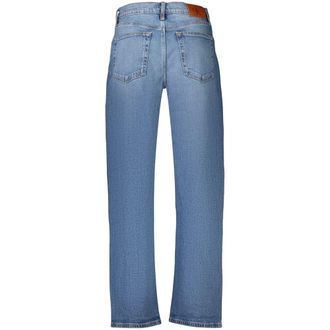 Calvin Klein High-Rise Tapered Jeans - Blue