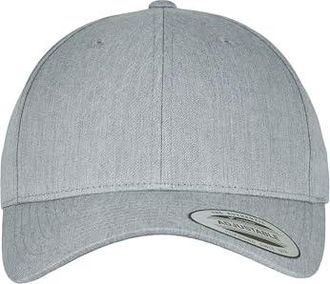 Flexfit Unisex Curved Classic Snapback Baseballkappe, h.Grey, one Size