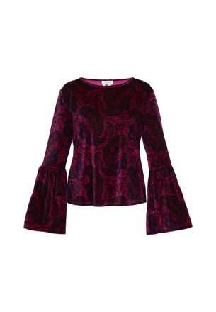 Usha Bluse Frauen violett mehrfarbig