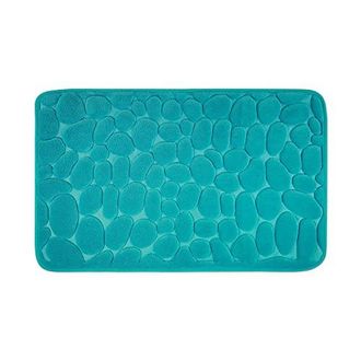 WohnDirect Tapis de Bain Mousse à mémoire de Forme antidérapant - Tapis de Bain 60 x 100 cm - Petrol