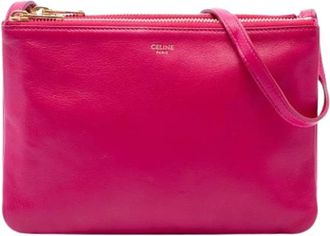 Celine Sac bandouli&egrave;re Trio Pre-owned - Femme - Pre-owned - Rose - Taille: ONE Size