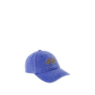 Maison Labiche Casquette en coton brood&eacute;