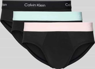 Calvin Klein Underwear Slip aus Baumwoll-Mix im 3er-Pack
