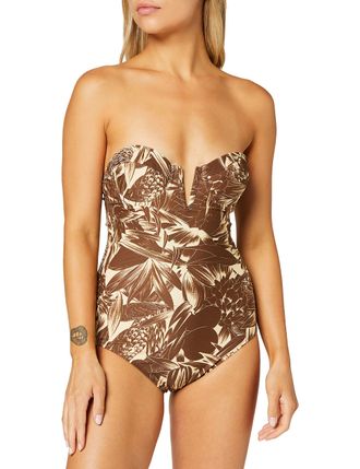 Pistol Panties Damen Evelyn Einteiler, Mehrfarbig (Bronze 054), D (Herstellergröße: UK 14)