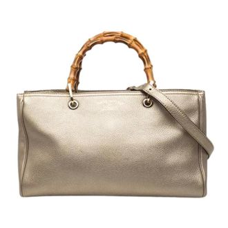 Gucci Pre-owned Bamboo Shopper - Femme - Pre-owned - Beige - Taille: ONE Size