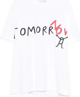 Comme Des Gar&ccedil;ons Homme, Tops, Blanc, Taille: L T-shirt Knit