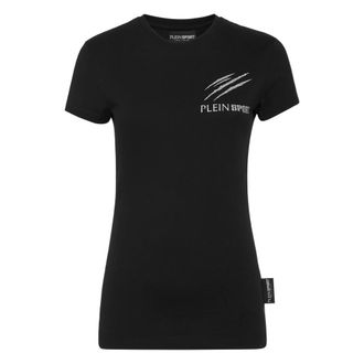 Plein Sport Femme, Tops, Noir, Taille: 38 FR Pure Basic T-Shirt