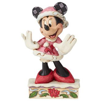 Enesco Disney Traditions Minnie Christmas Persönlichkeit Festive Fashionista 6002843