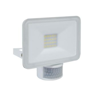 Elro LF5010P LED-Au&szlig;enleuchte mit Bewegungssensor - Elegantes Design - Robuste Konstruktion - Verstellbar - 10W - 900lm - Wei&szlig; - 12 cm x 2 cm x 9 cm - Alum