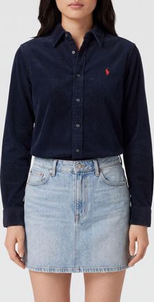 Polo Ralph Lauren Chemise slim fit en velours avec logo poney brod&eacute;