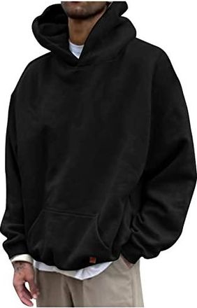 Generic Sweat a Capuche Homme Hooded Sweatshirt Sweatshirt &agrave; Capuche Homme avec Broderie, Style Hip-Hop D&eacute;contract&eacute; pour Un Look Europ&eacute;en