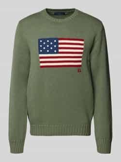 Polo Ralph Lauren Strickpullover mit Motiv-Print