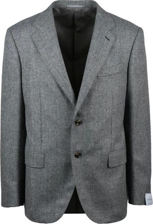Caruso Homme, Vestes, Gris, Taille: 2XL Stondata Blazer