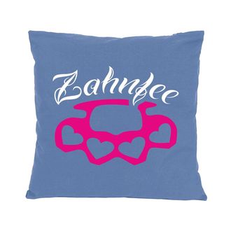 Spass Kostet Kissen mit Spruch und F&uuml;llung Dekokissen Zahnfee PINK