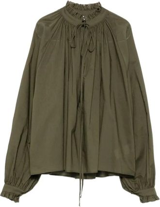 Pantaloni Torino Femme, Blouses et Chemises, Vert, Taille: 40 FR Shirt Militare