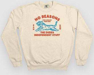 THE DUDES No Reasons Classic Sweater almond milk