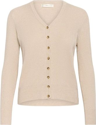 Inwear 1304031 Cardigan - Femme - Pulls - Beige - Taille: 42 FR
