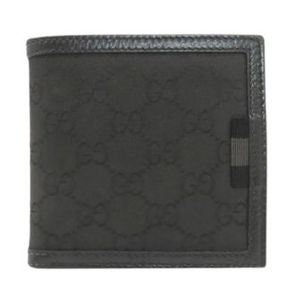 Gucci Portefeuille en nylon Pre-owned - Femme - Pre-owned - Noir - Taille: ONE Size