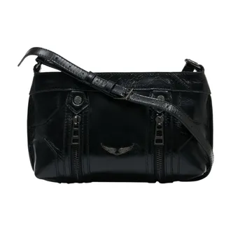 Zadig&Voltaire Calfskin Crossbody Bag - Black