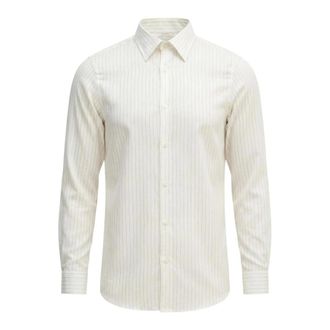 A|X Armani Exchange Homme, Chemises, Blanc, Taille: 2XL Chemise Fluide &agrave; Rayures