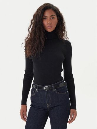 Lauren Ralph Lauren Rollkragenpullover L/s Turtle Neck 200643398011 Schwarz Slim Fit