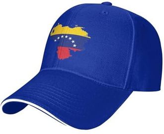 Generic Casquette De Baseball Carte du Drapeau du Venezuela Chapeau De Sport Respirante Hip Pop Casquette D&Eacute;t&eacute;, pour Les Loisirs, Hommes, Sport, 55-59cm