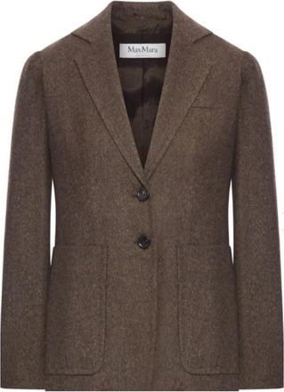 Max Mara Femme, Vestes, Brun, Taille: 38 FR Bermuda1234 Blazer