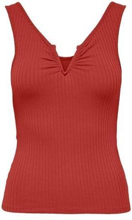 Jacqueline de Yong D&eacute;bardeur Terracotta Femme Fransiska Rouge S