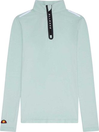 Ellesse Fleece-Oberteil f&uuml;r Damen, mit kurzem Rei&szlig;verschluss (Hellgr&uuml;n)