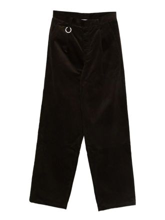 &Eacute;tudes Studio pantalon en velours c&ocirc;tel&eacute; - Marron