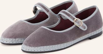 Flabelus Flabelus Mary-Jane-Ballerinas Sampson grau